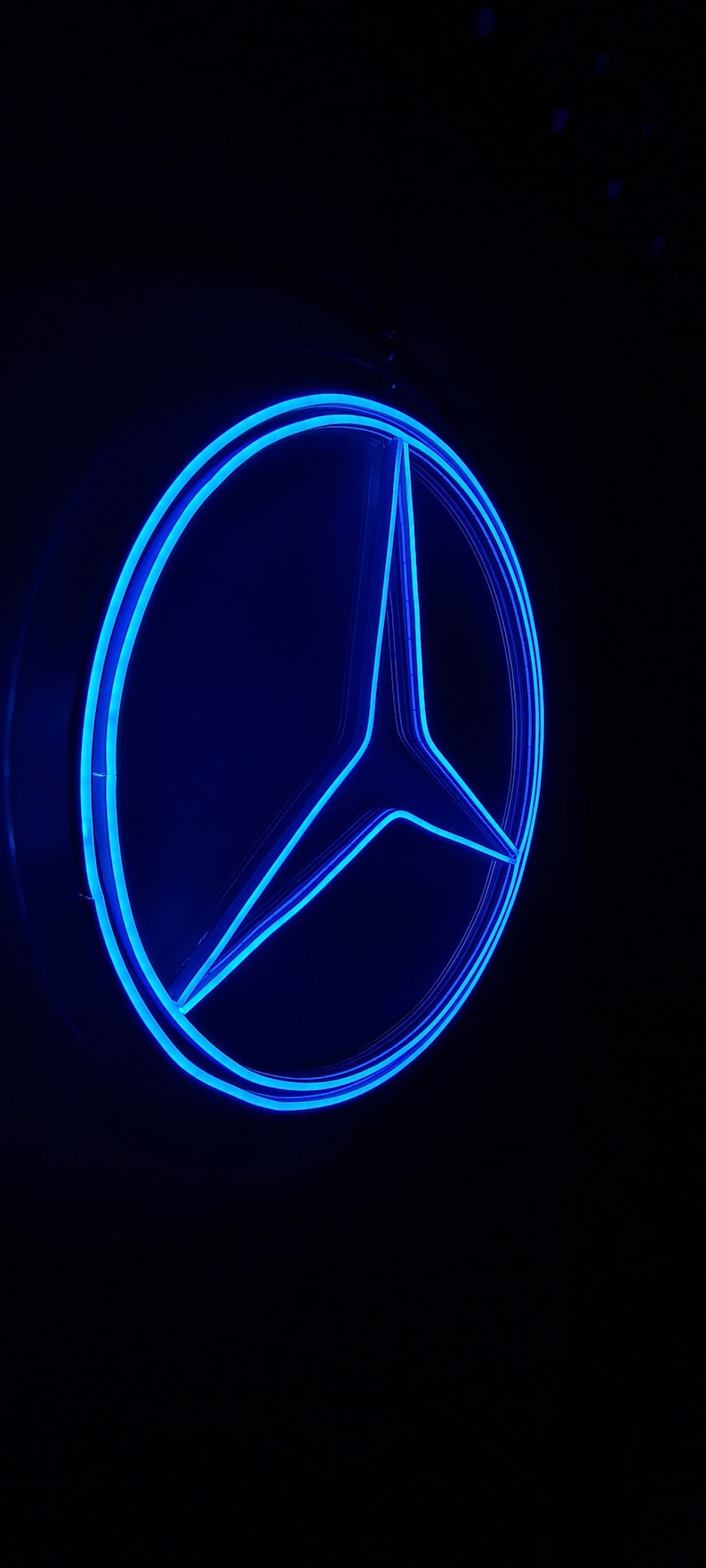 Mercedes Benz Neon Lighted Sign, Garage Wall Decor, Mercedes Fans Gift ...