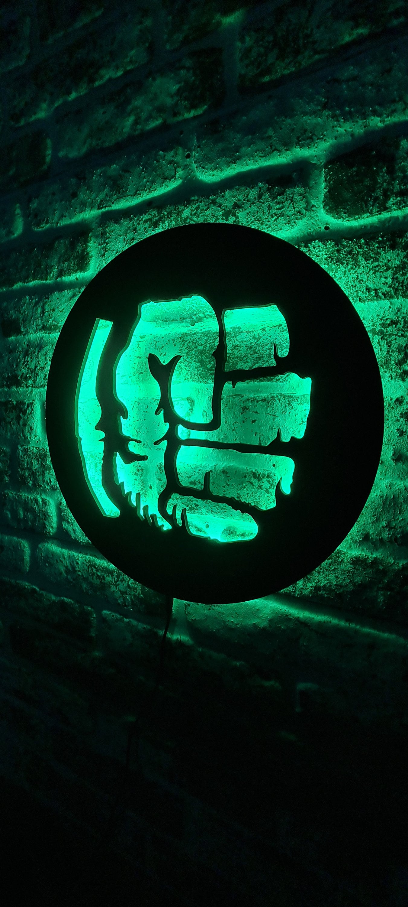Hulk's Fist Led Sign, Avengers Hero Led Lighted Sign, Handmade Lighted ...