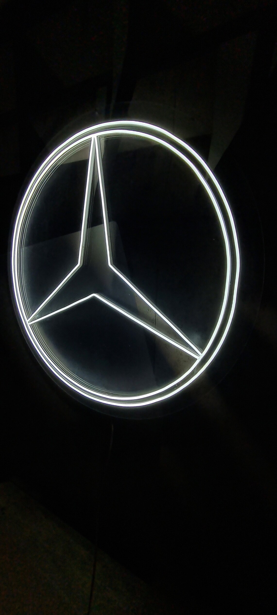 Mercedes Benz Neon Lighted Sign, Garage Wall Decor, Mercedes Fans Gift ...