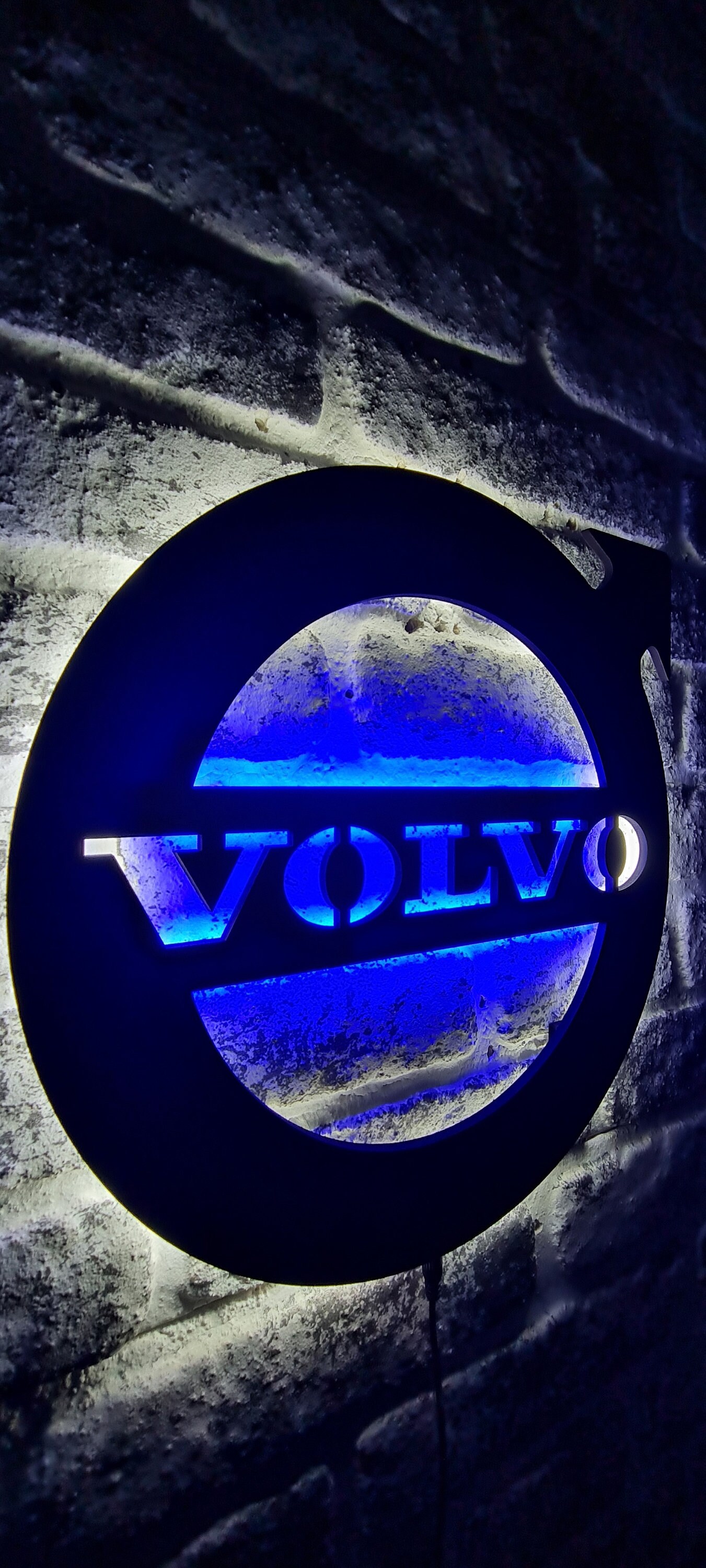 Volvo Led Sign Car Logo Lighted Garage Wall Decor - Etsy