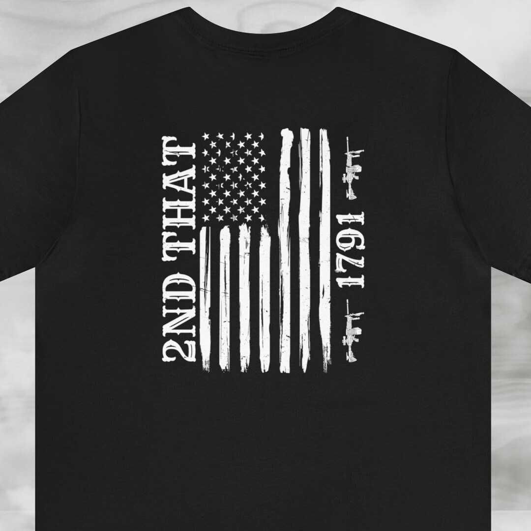 2nd Amendment Patriotic USA Flag Pro Rifle Shirt Harley Davidson ...