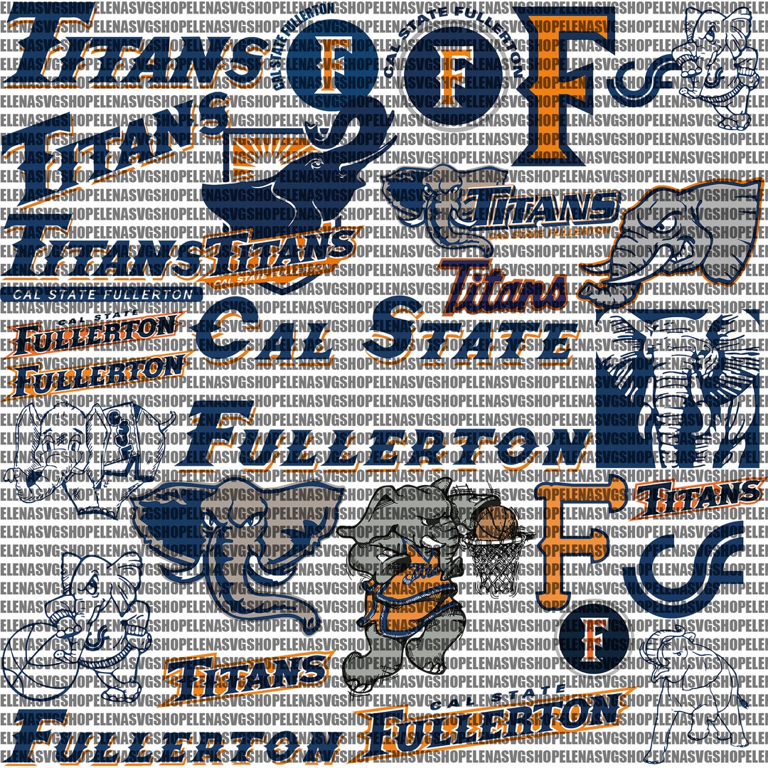 Fullerton Titans SVG, Football Team SVG, Collage, Game Day, Basketball ...