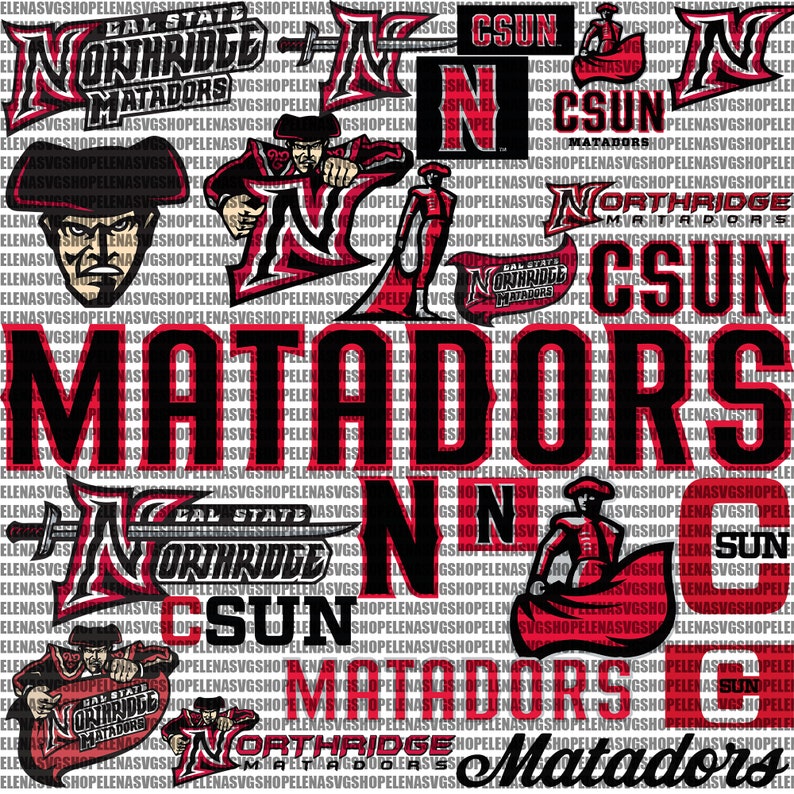 Matadors SVG, Football Team SVG, Collage, Game Day, Basketball, Cal ...