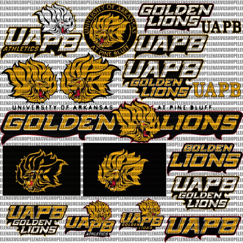 Golden Lions SVG, Football Team, Collage, Game Day, Basketball, Arkansas PB, UAPB, Mom, Ready ...