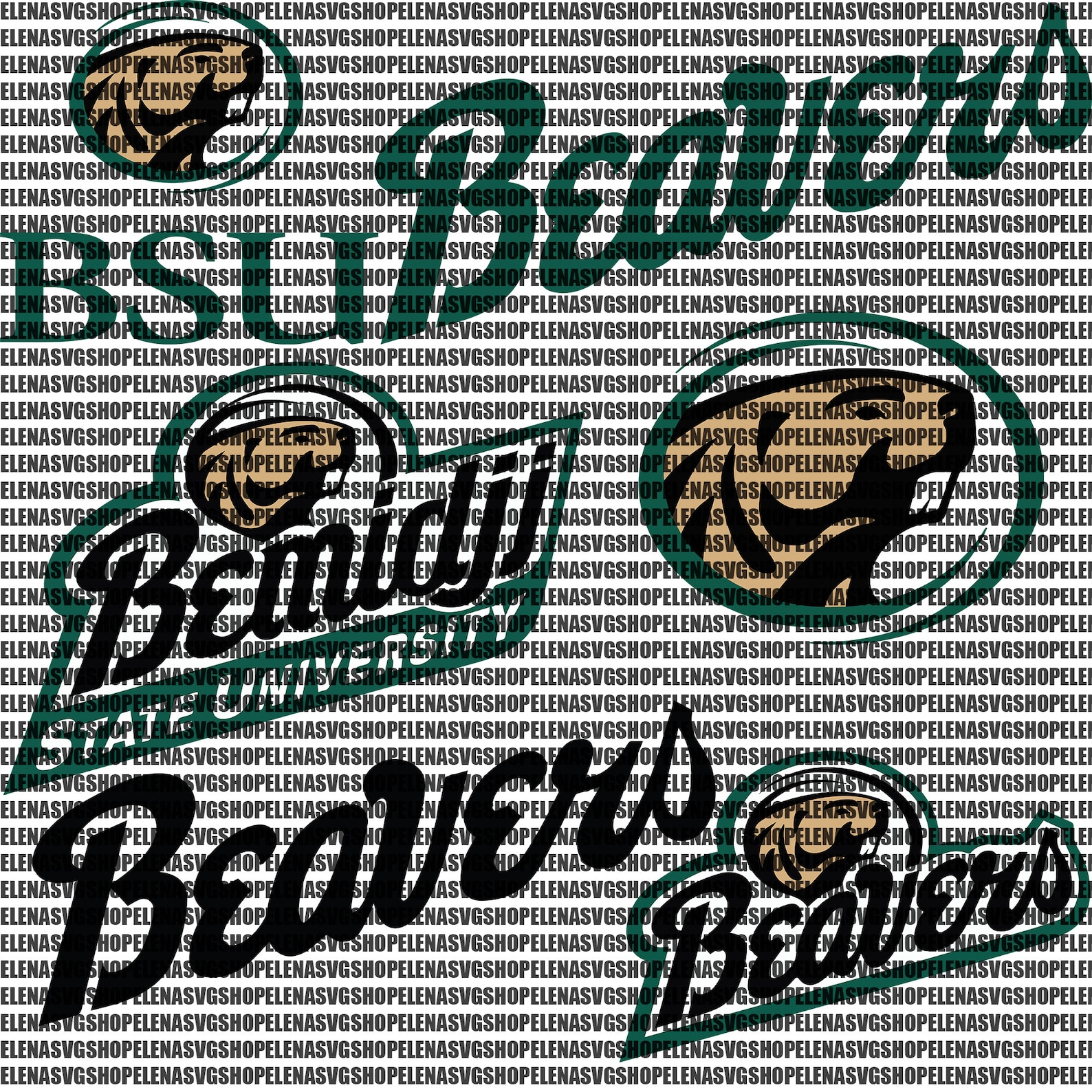 Beavers SVG, Football Team SVG, Collage, Game Day, Basketball, Bemidji ...