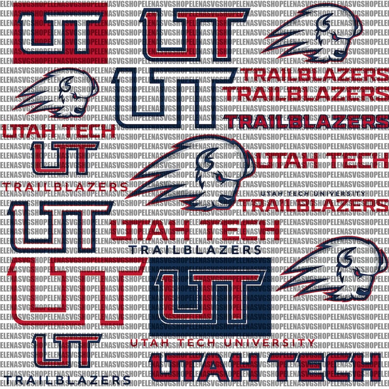 Utah Tech University SVG Trailblazers SVG Game Day - Etsy