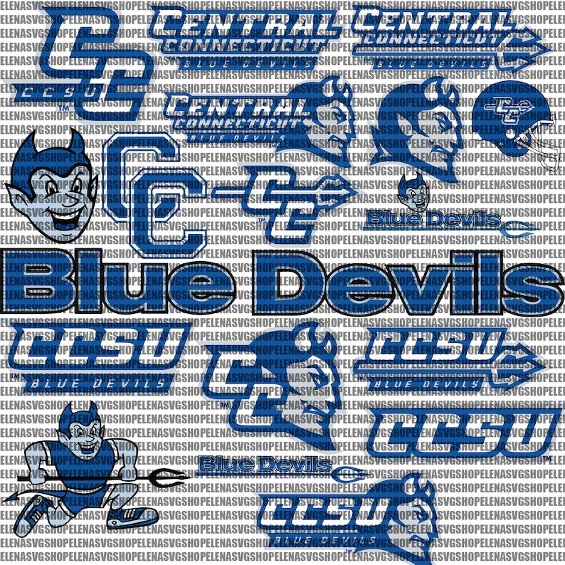Blue Devils SVG, Football Team SVG, Collage, Game Day, Basketball ...