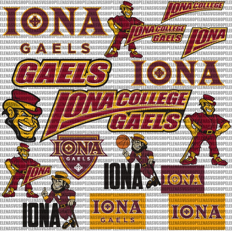 Iona College SVG, Gaels SVG, Game Day, University, Athletics, Football ...