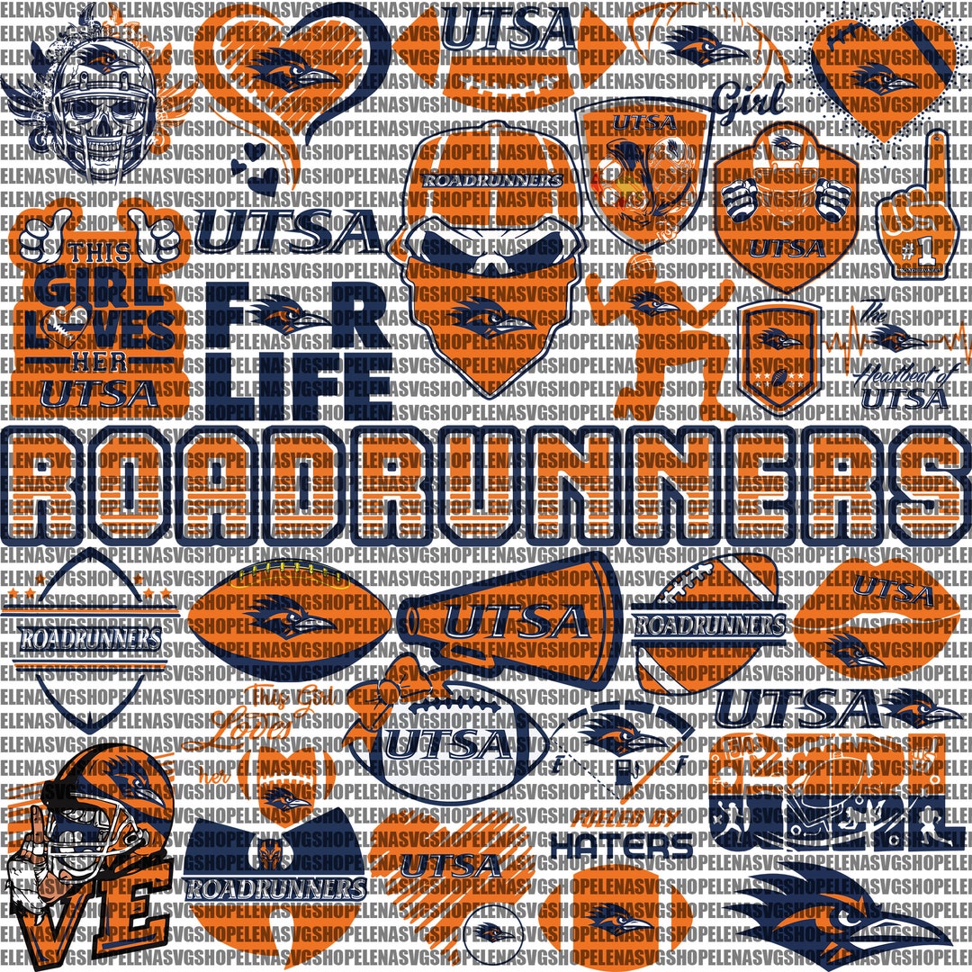 Roadrunners SVG, Football Team SVG, Collage, Game Day, Basketball, UTSA ...