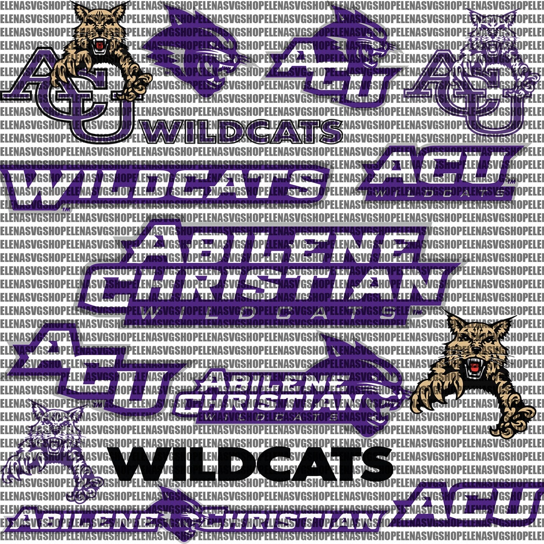 Wildcats SVG, Football Team SVG, Collage, Game Day, Basketball, Abilene ...