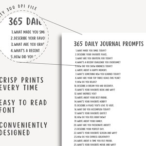 365 Journal Prompts, Self Reflection Questions, Anxiety Coping, Therapy ...