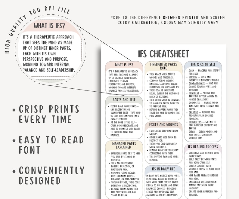CPT Cheat Sheet, Trauma Therapy Tool, PTSD Worksheet, Mental Health ...