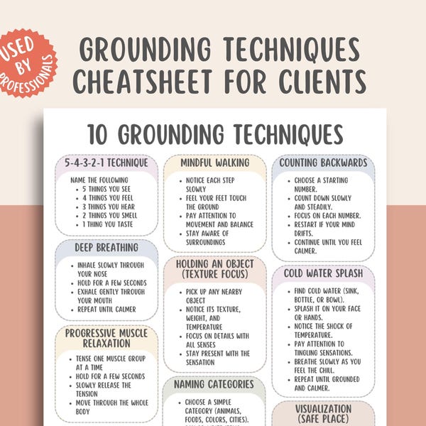 Grounding Kit Anxiety - Etsy UK