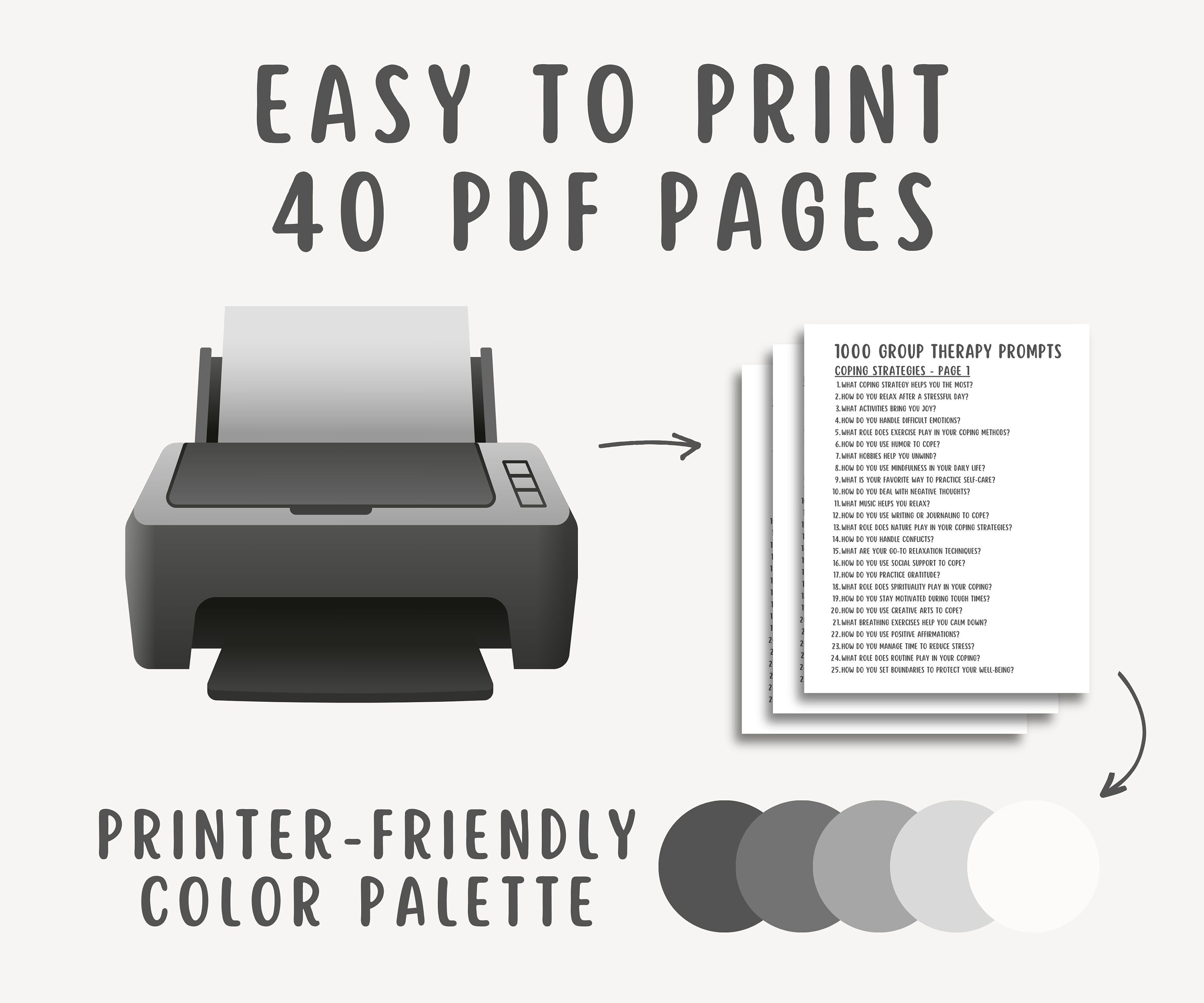 1000 Group Therapy Prompts, Open Ended Questions for Group Therapy ...