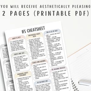 CPT Cheat Sheet, Trauma Therapy Tool, PTSD Worksheet, Mental Health ...