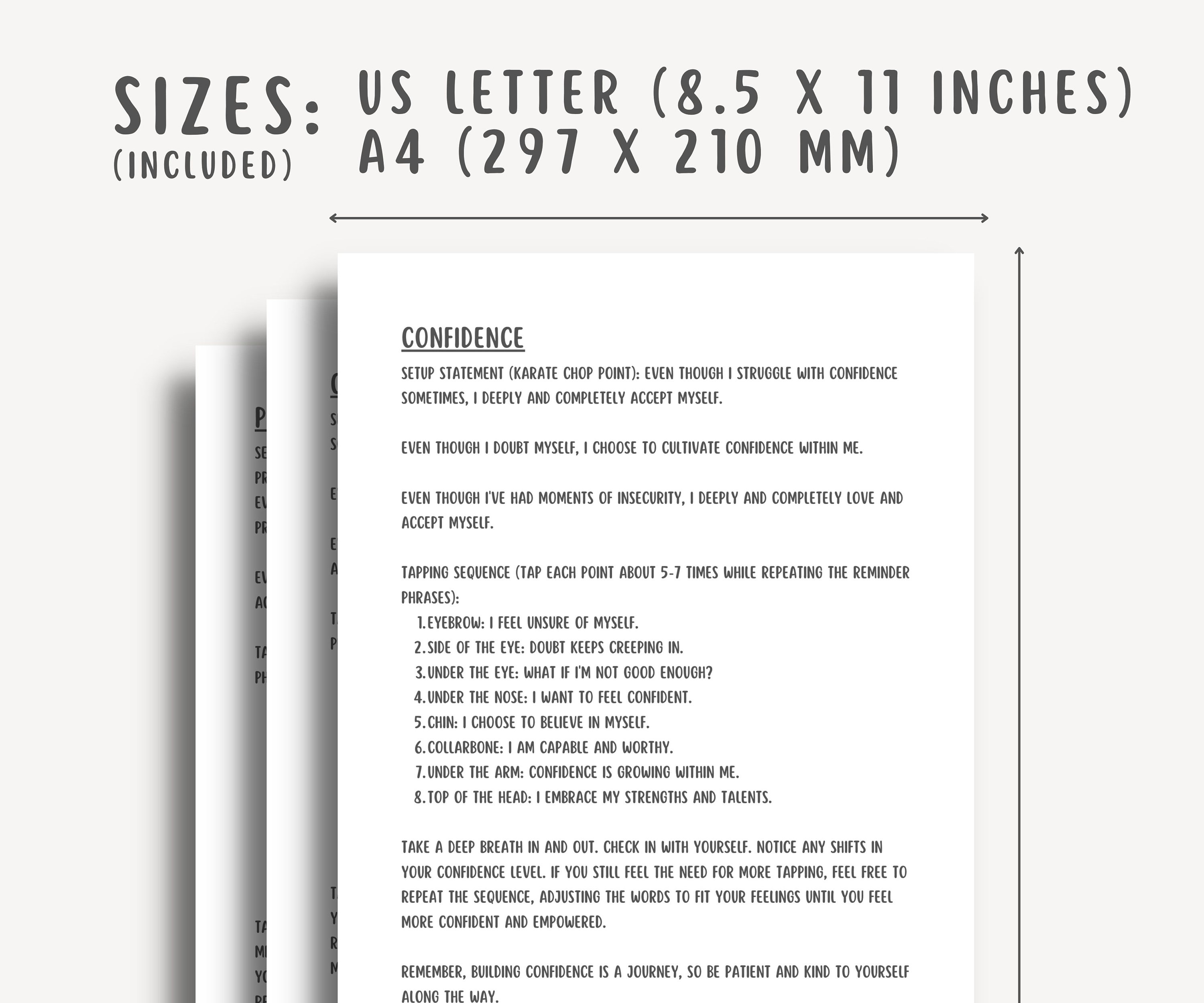 30 EFT Tapping Therapy Scripts, Somatic Coping Skills, Emotionally ...