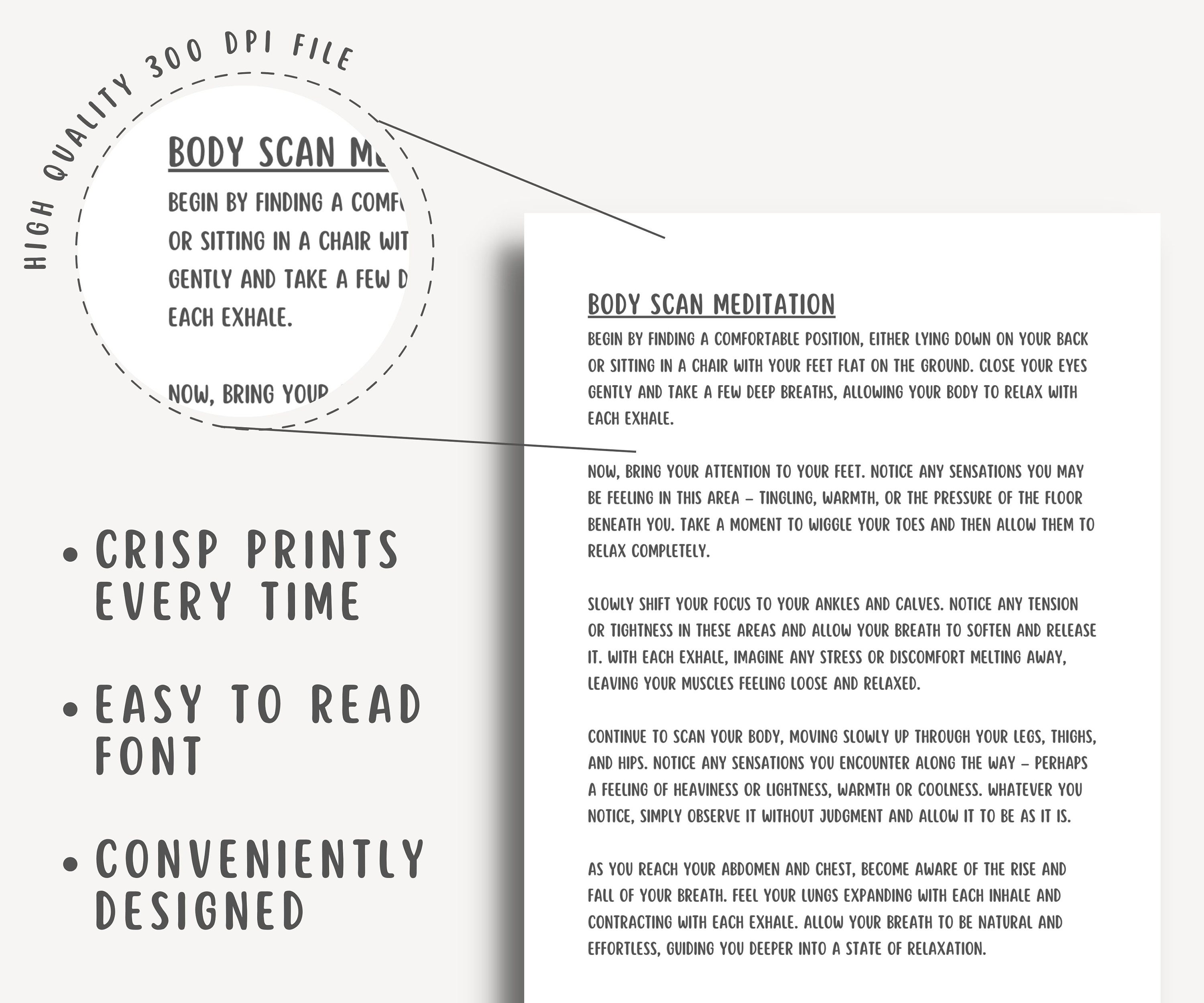 20-30 Minute Guided Meditation Scripts, Anxiety, Depression, Stress ...