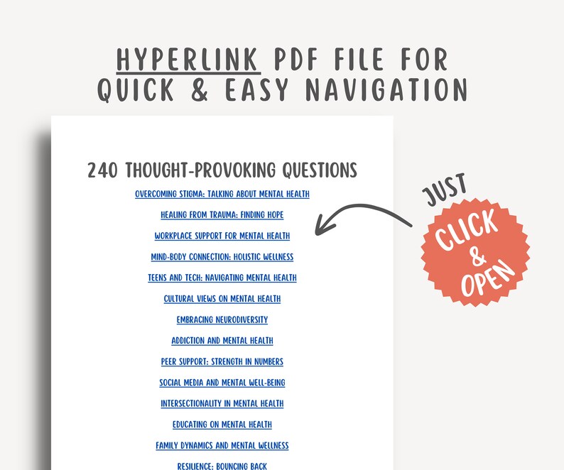 240 Thought Provoking Questions, Emotional Processing Journaling ...