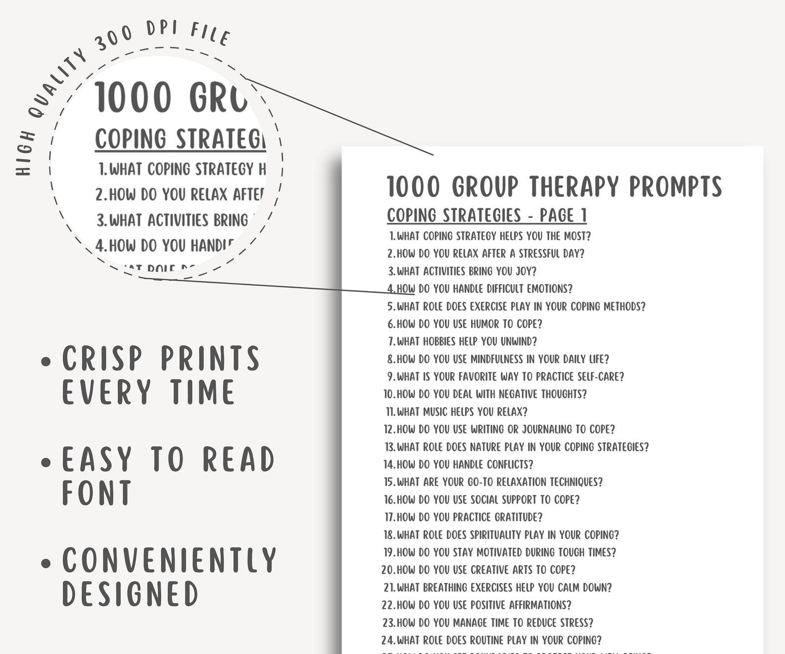 1000 Group Therapy Prompts, Open Ended Questions for Group Therapy ...