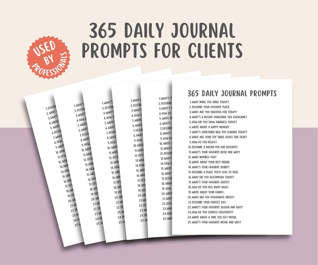 365 Journal Prompts, Self Reflection Questions, Anxiety Coping, Therapy ...