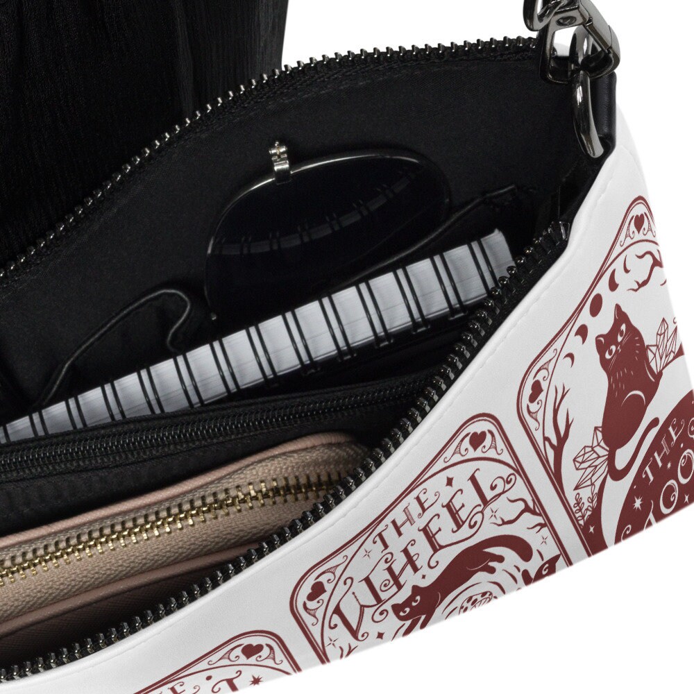 The Wheel Sun and Moon Tarot Purse or Clutch for Women ~ Funny Black ...