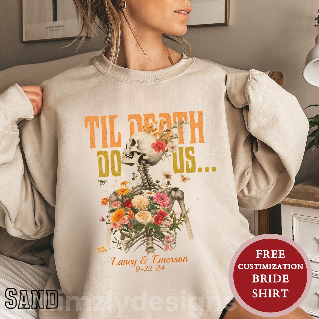Custom Corpse Bride Skeleton Shirt Custom Bridal Shower Gifts ...