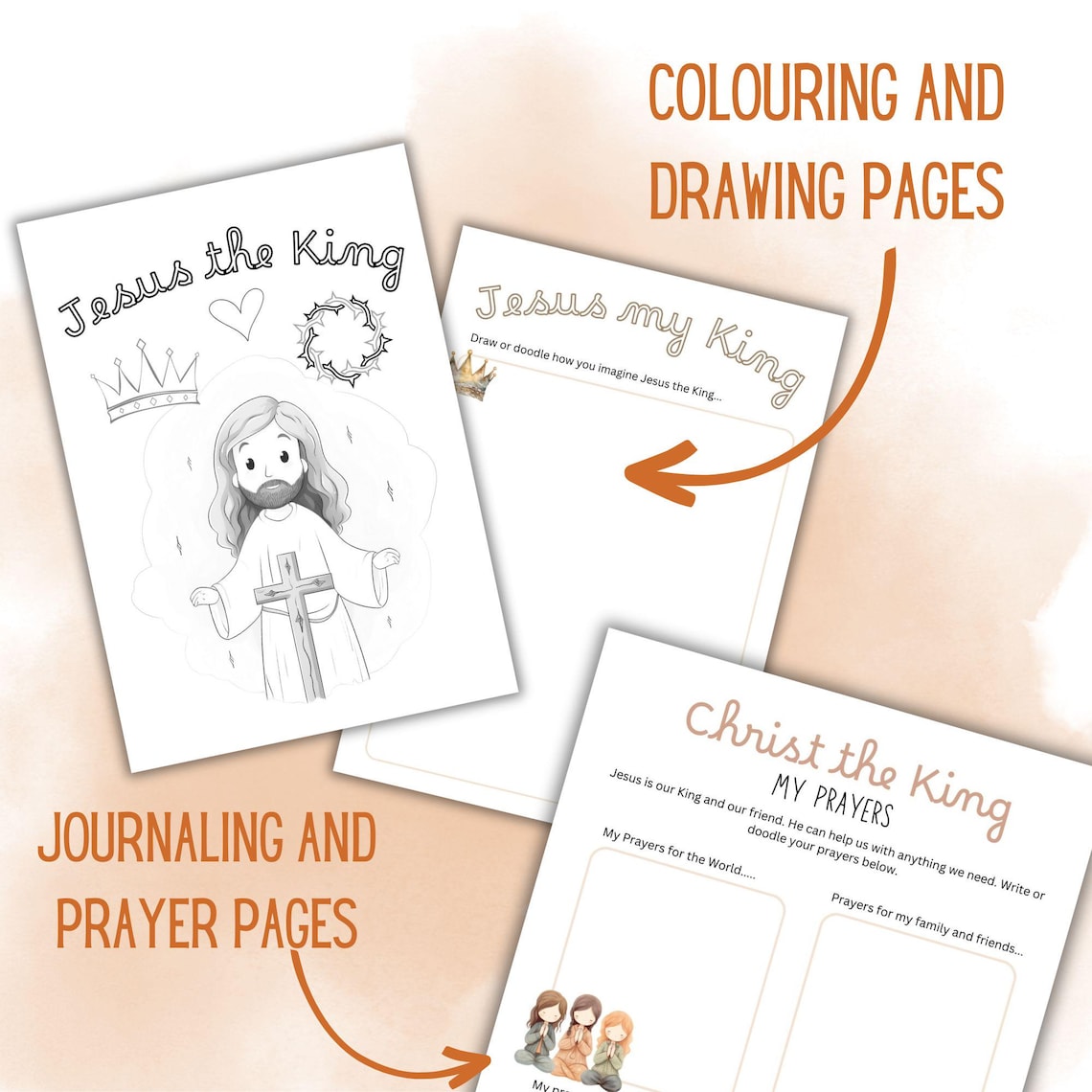 Christ the King Children's Activities - Sunday School - Bible Activity ...