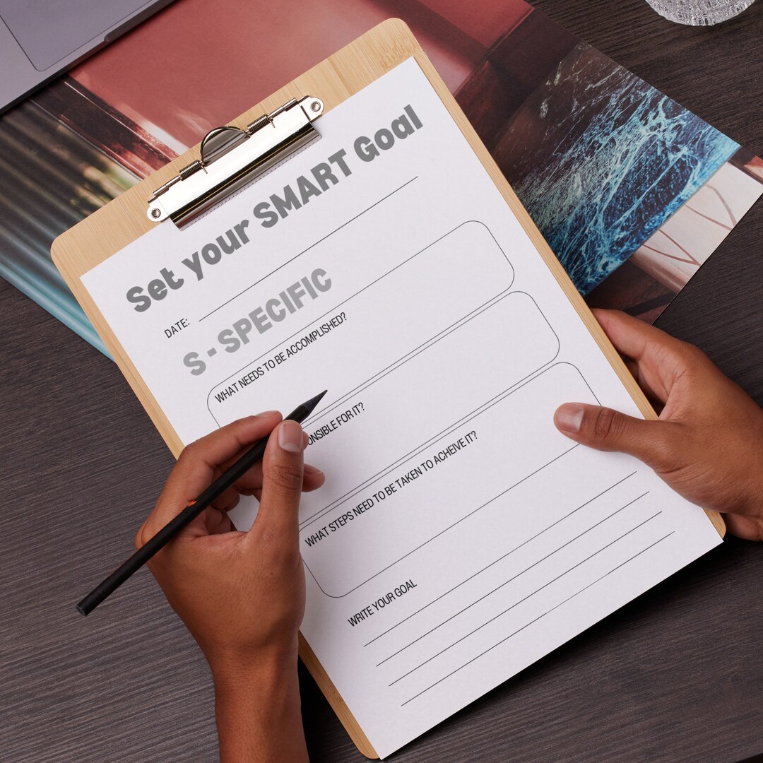 SMART Goals Worksheet PDF - SMART Goals Template - Smart Goal Setting ...