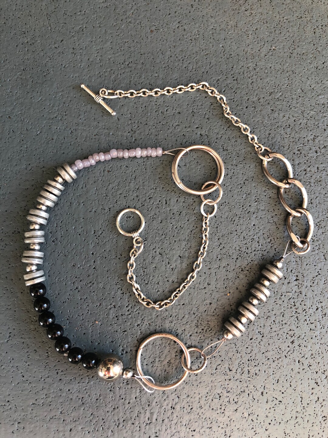 Unique Contemporary Upcycled Necklace - Etsy