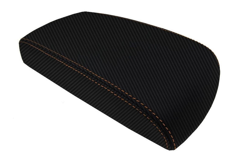 Custom Console Lid Armrest Upholstery Trim Carbon Fiber Look ...