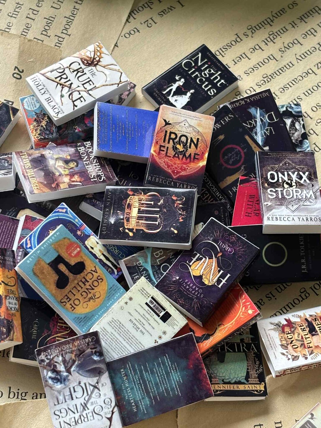 Mini Books – Fantasy Bundle | 3D Printed | Book Decor | Book Lover Gift ...