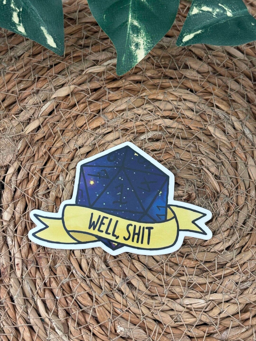 Well, Shit" Vinyl Sticker | D&D Dice Decal | Geeky RPG Humor | Dungeons ...