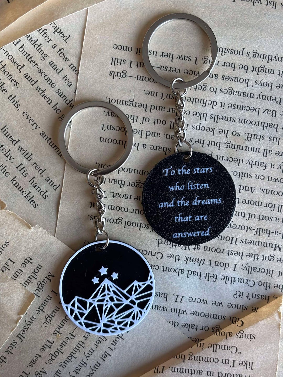 Velaris Keychain – 3D Printed ACOTAR Inspired Keyring | Night Court ...