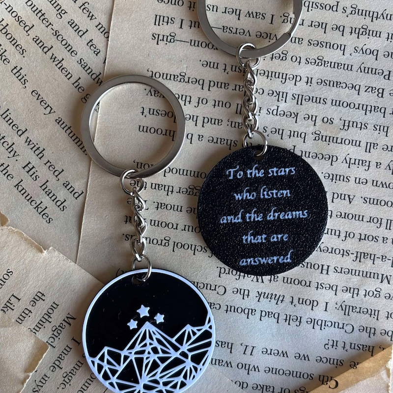 Book Keychain 3d Print - Etsy UK