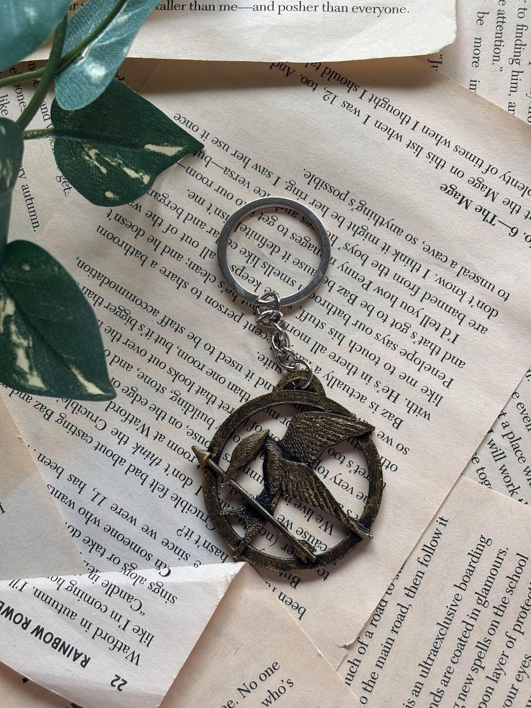 Mockingjay Keychain – 3D Printed Hunger Games Inspired Keyring ...