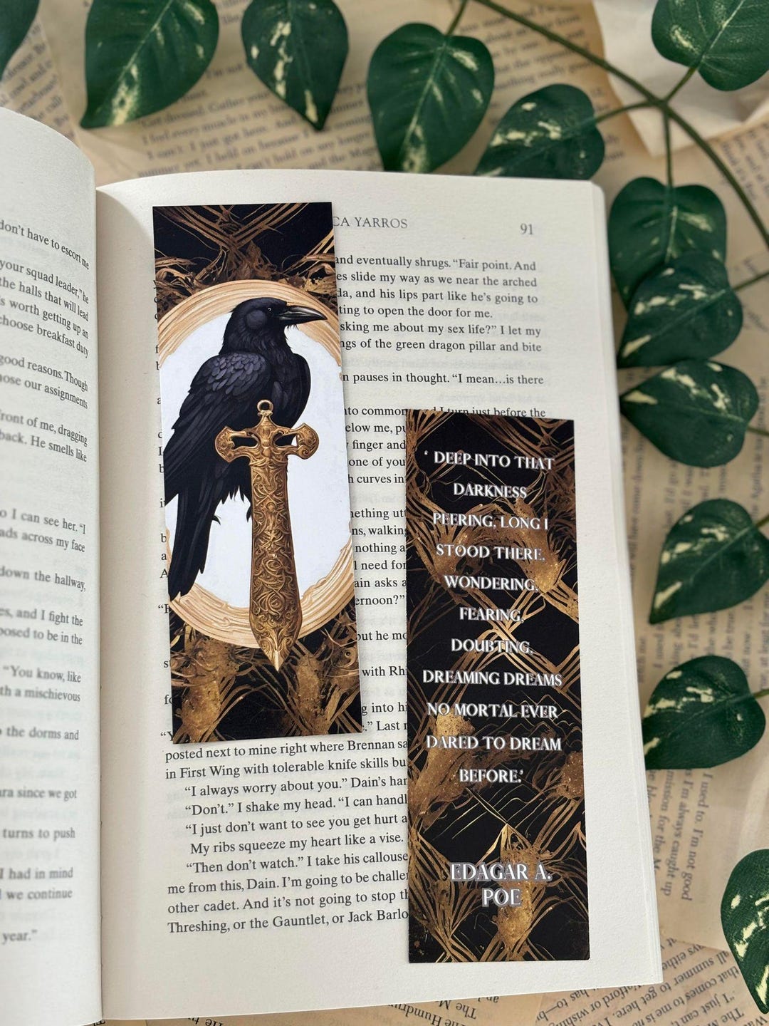 Raven Bookmark - Etsy Australia