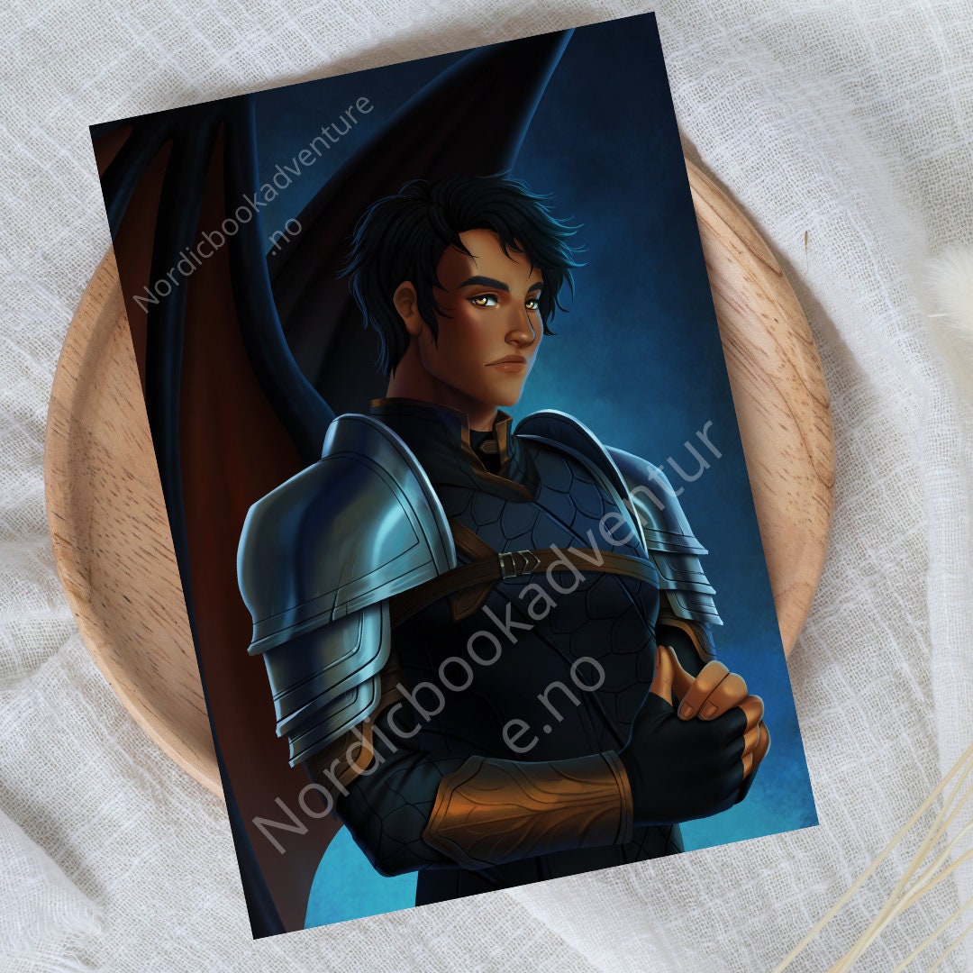 Azriel Artprint, ACOTAR Fanart, ACOTAR Inspired Print Digital, Sarah J ...