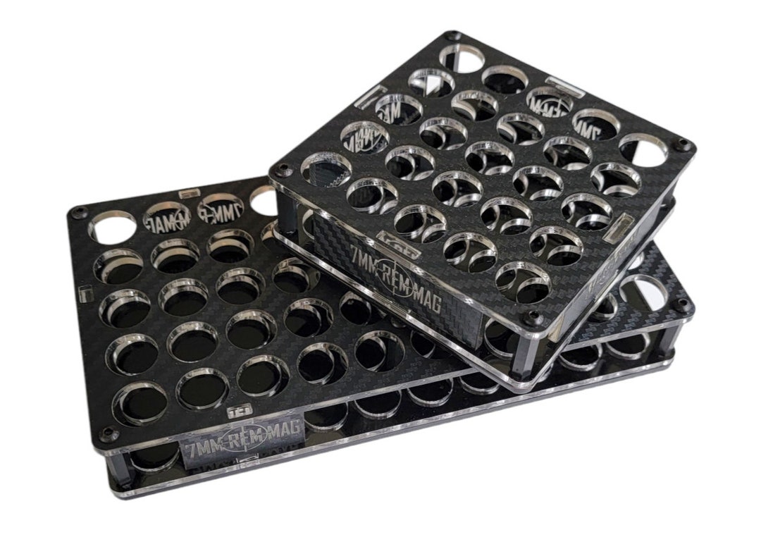 Custom Reloading Block Tray 25 and 50rd (small, Medium, Large/magnum ...