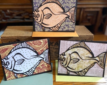 A Card, Just for the Halibut Fish Birthday Card - Etsy