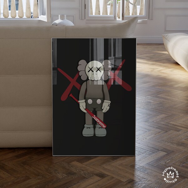 Kaws Graffiti Street Art - Etsy