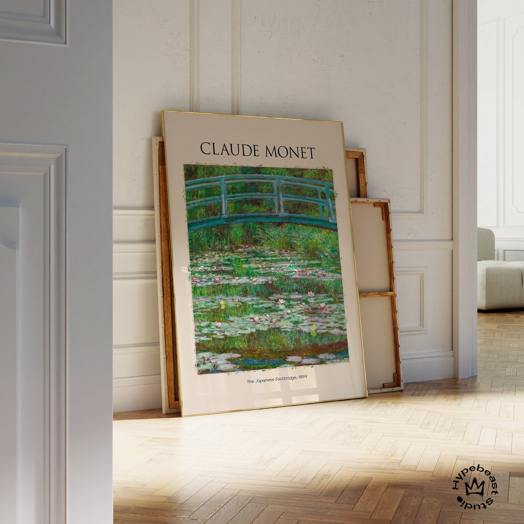 Claude Monet Famous Artist Prints Exhibition Poster Museum - Etsy