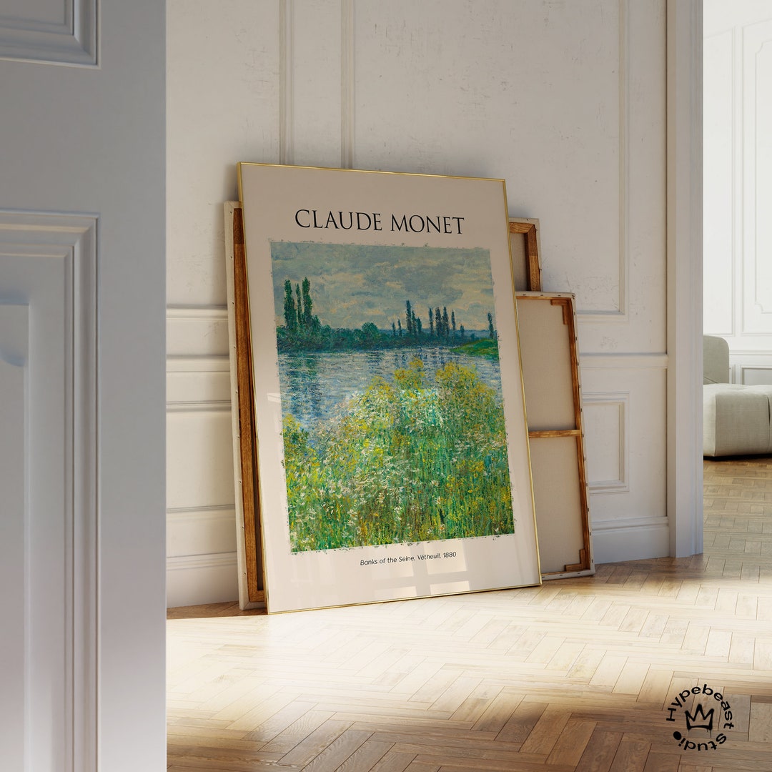 Claude Monet Famous Artist Prints Exhibition Poster Museum - Etsy