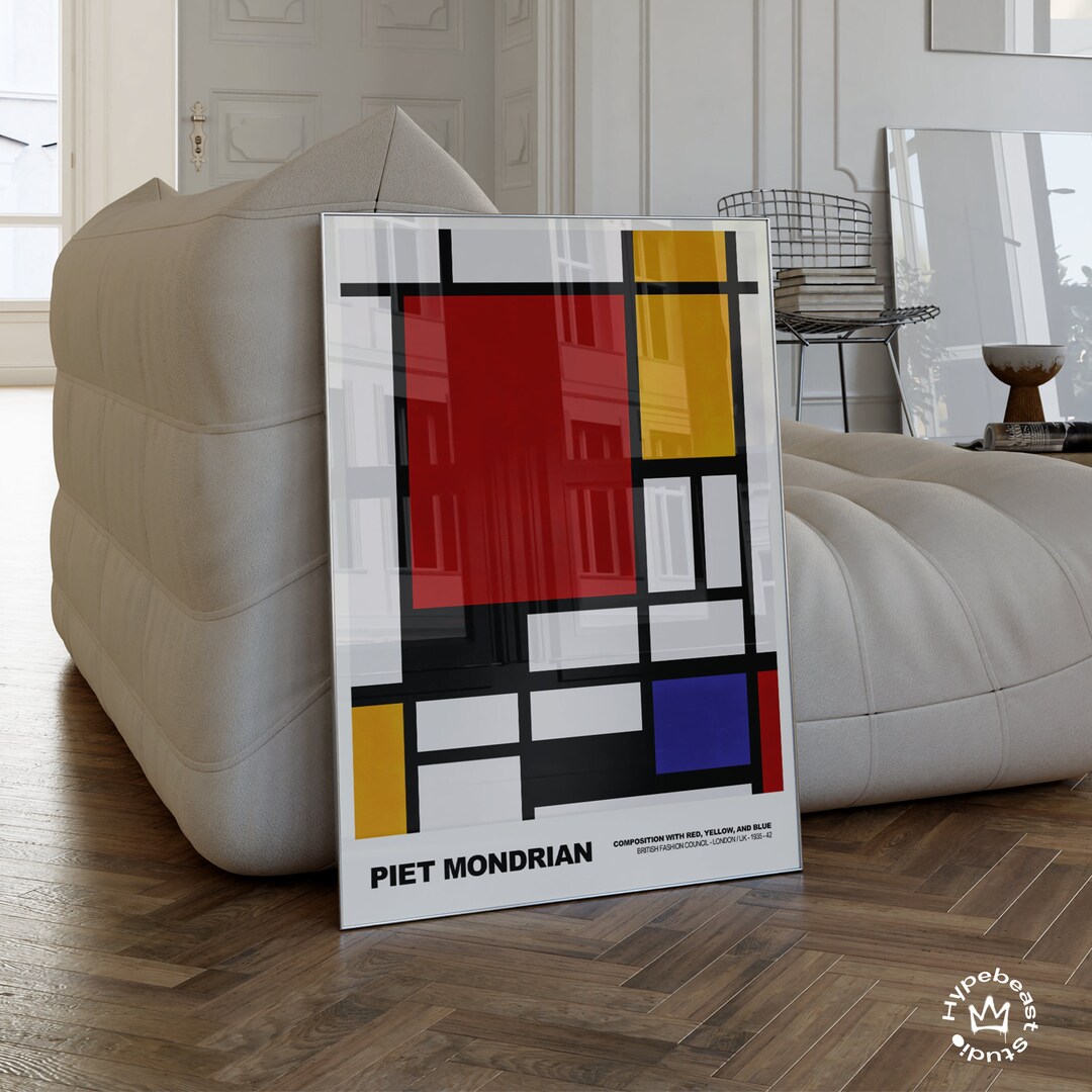 Piet Mondrian Minimalist Wall Art Abstract Wall Art - Etsy Ireland