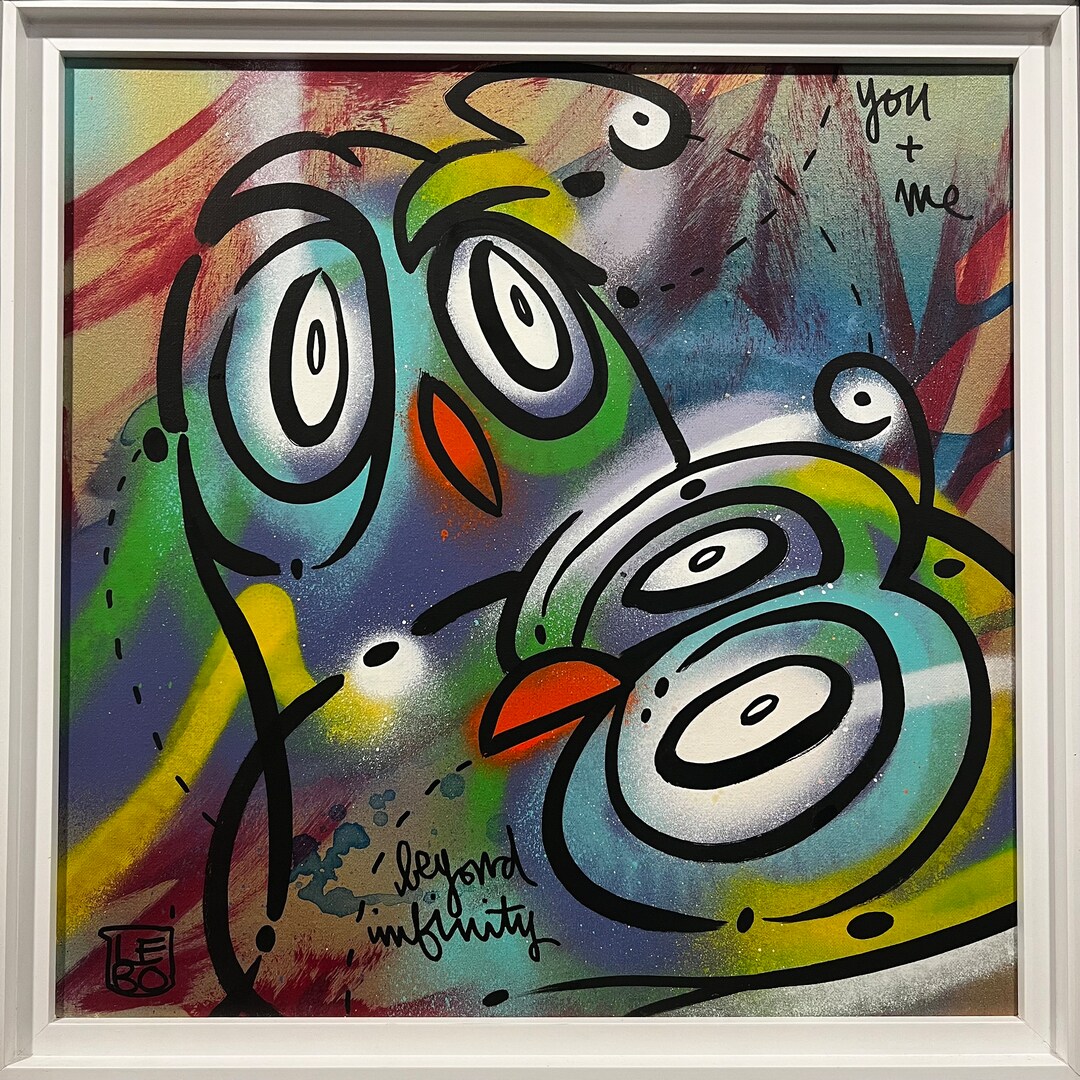 Lebo Original Painting you and Me Beyond Infinity - Etsy