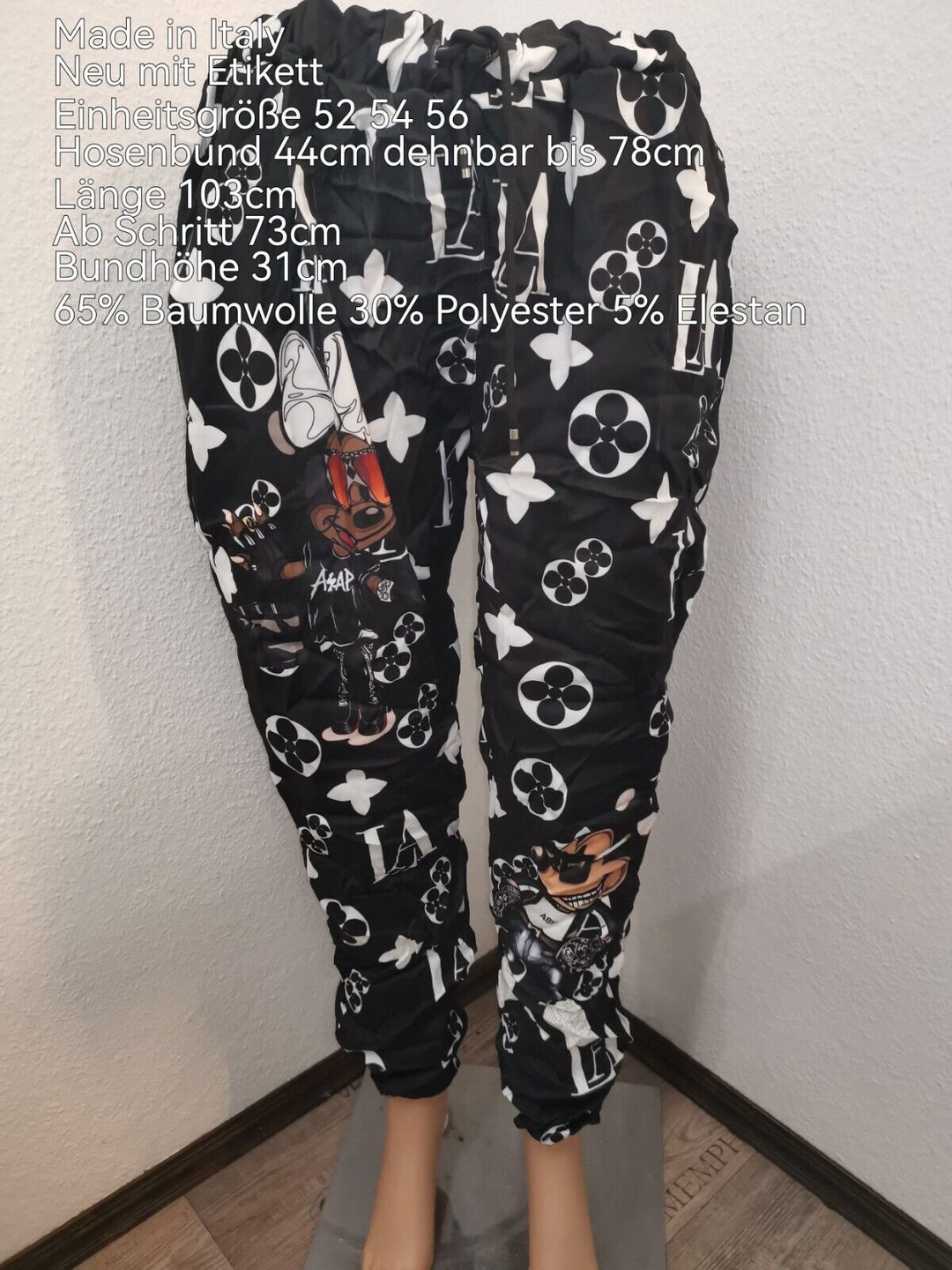 Mickey Mouse Pants Size 52-56 One Size - Etsy