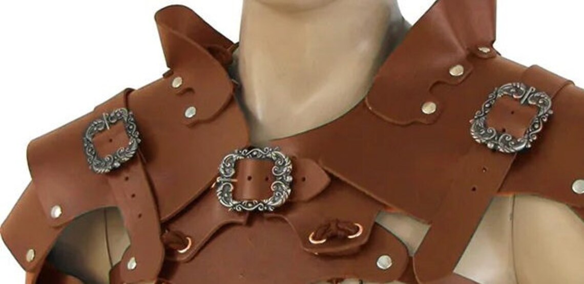 Pauldrons With Gorget Rogue Armor Set, Viking Knight Samurai Cosplay ...