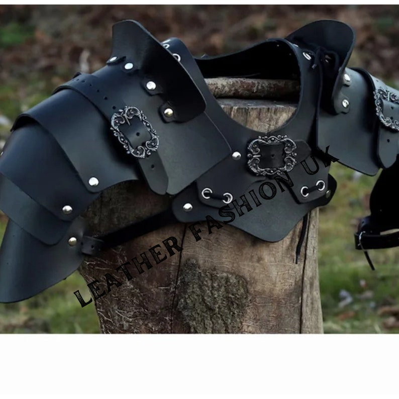 Pauldrons With Gorget Rogue Armor Set, Viking Knight Samurai Cosplay ...