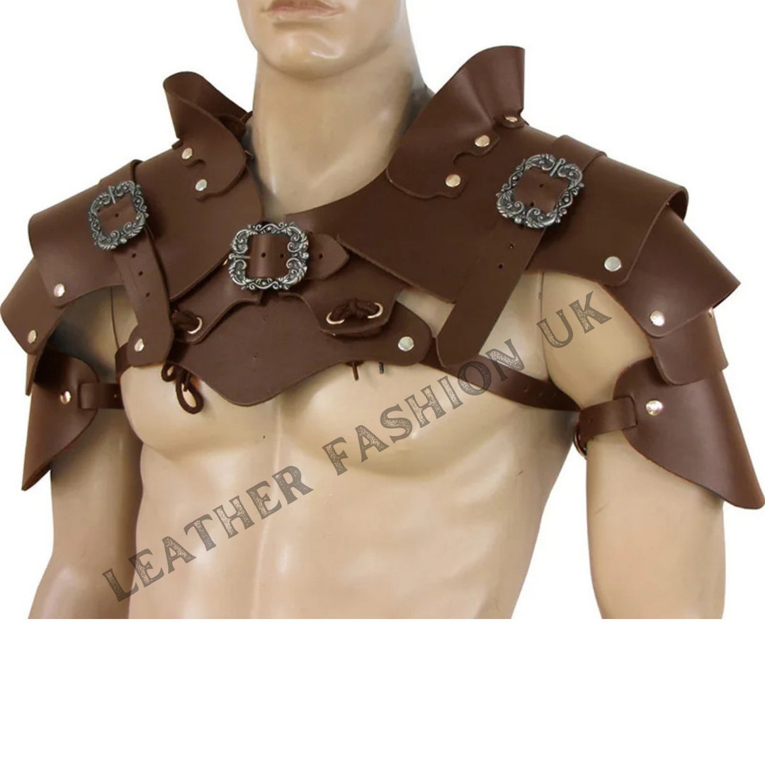 Pauldrons With Gorget Rogue Armor Set, Viking Knight Samurai Cosplay ...