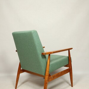 Green Grass Lounge Chair Scandinavian Design Wool Upholstery - Etsy