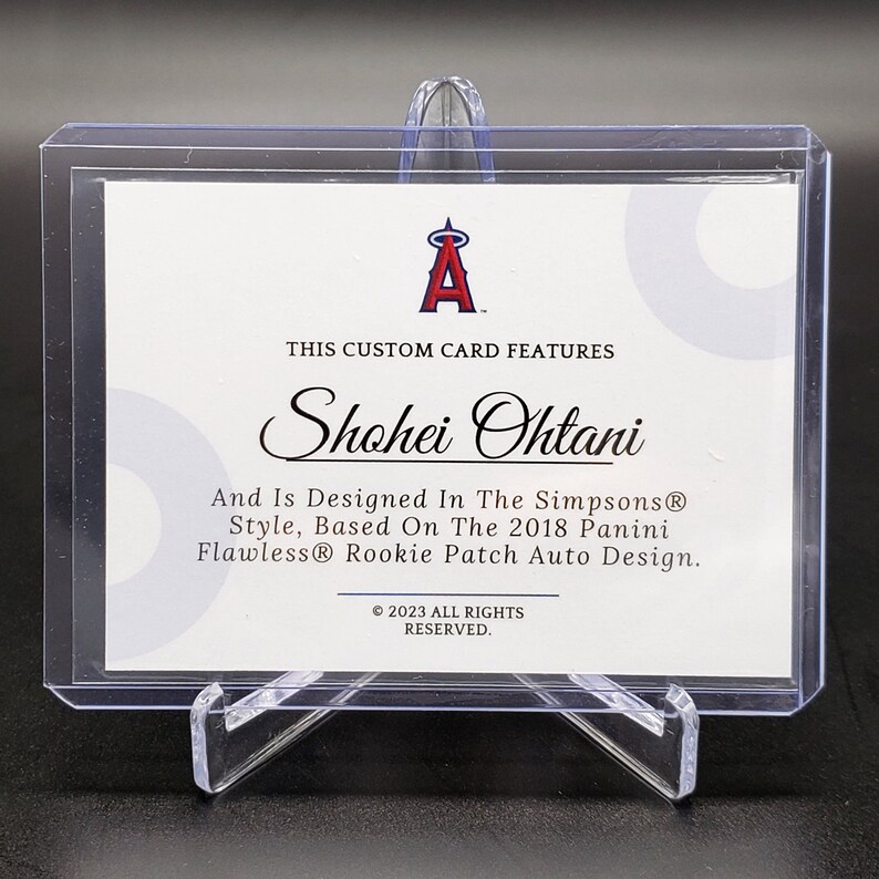 Shohei Ohtani 2018 Rookie RC Los Angeles Angels Patch Autograph ...